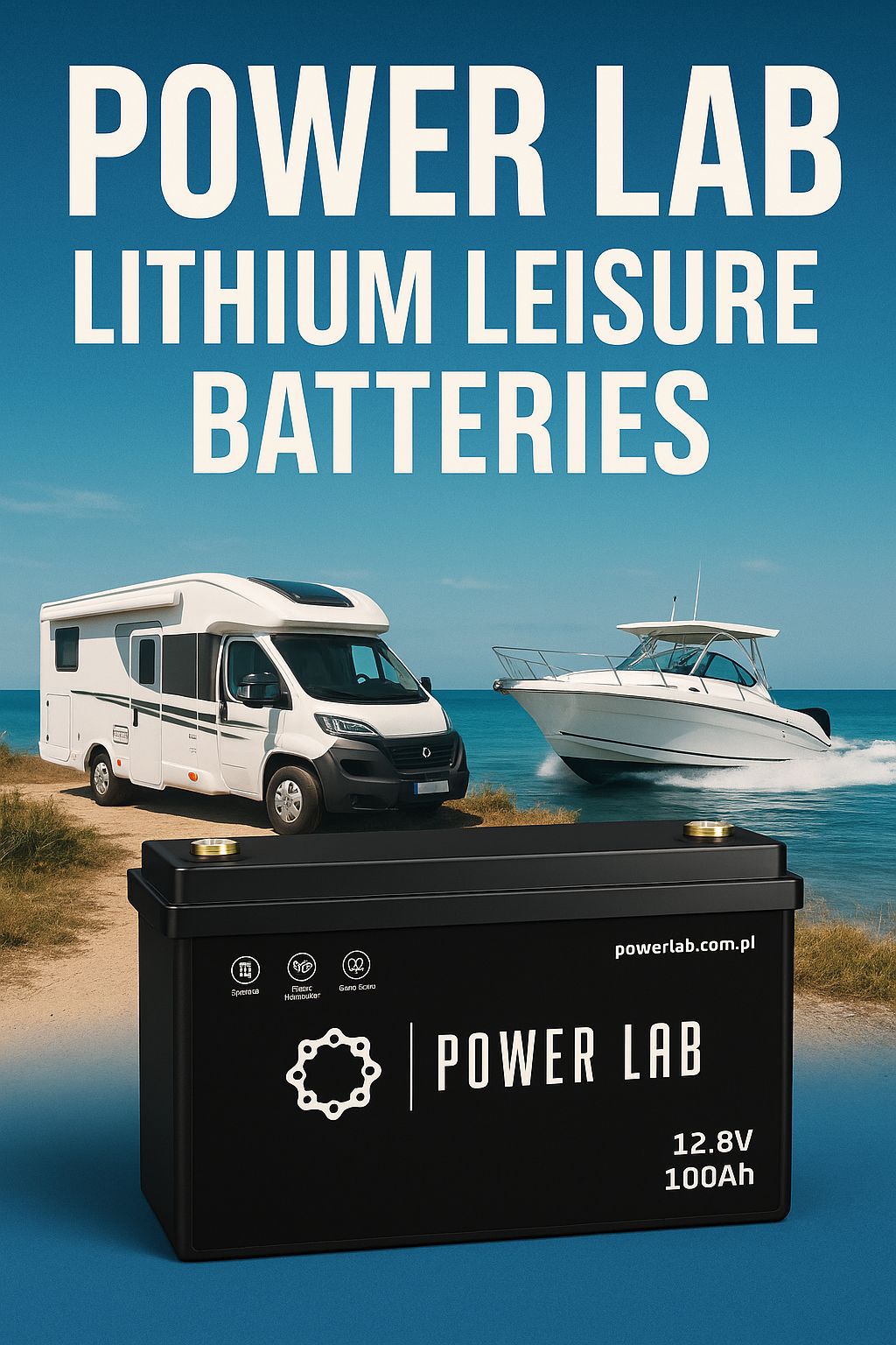 Power LAB Battery 12.8 V 100 Ah - EnergyFreedom.ie